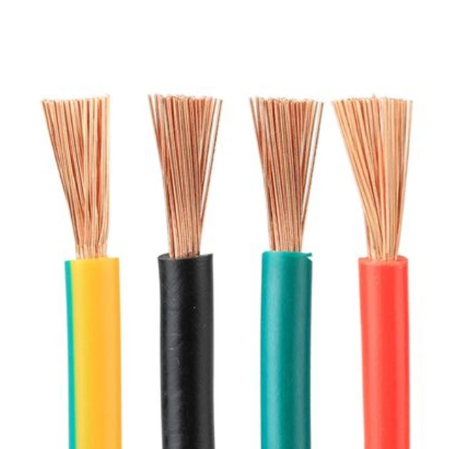 Home Wiring H05V-R H07V-R IEC PVC Insulated Stranded Pure Copper Electric Wire Solid Single Core ...